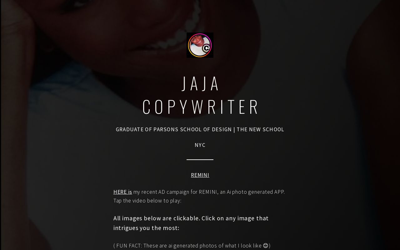 Jaja | Copywriting Portfolio